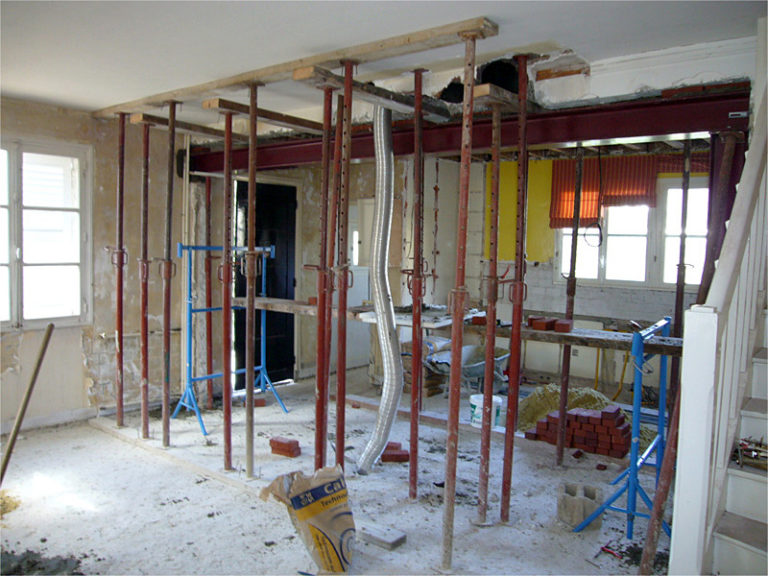 Ouverture mur porteur et création fenêtre : guide technique et photos